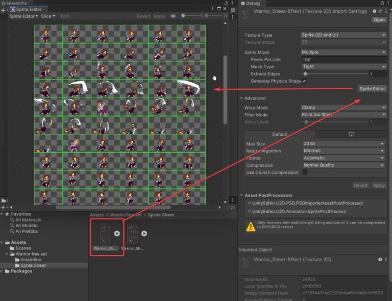 Unity In Practice 0009 How To Use Sprite Sheets In Unity For 2d Animation And Ui Wonderful